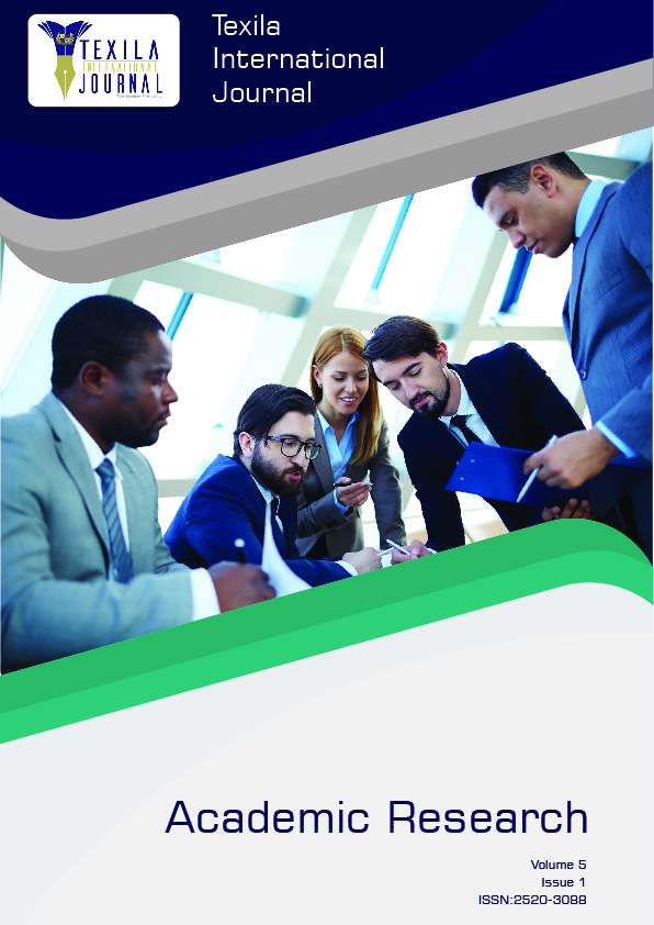 Current Issue Volume 5 | Issue 1 | TEXILA INTERNATIONAL JOURNAL OF ...